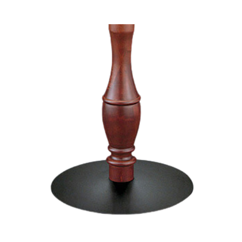 Amphora Wood Column Black Traditional Round Table Base – TableBaseDepot