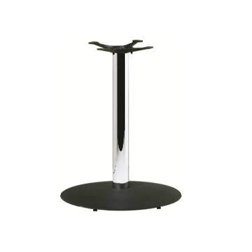 Custom Black and Chrome Table Base 22 – TableBaseDepot