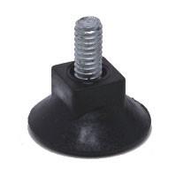 Black Tapered Column Round Table Base 17 – TableBaseDepot