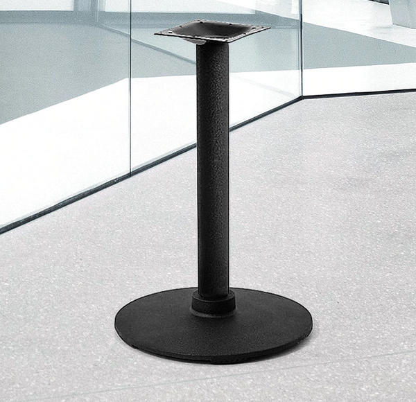 Industrial Black Flange Table Base 22 – TableBaseDepot