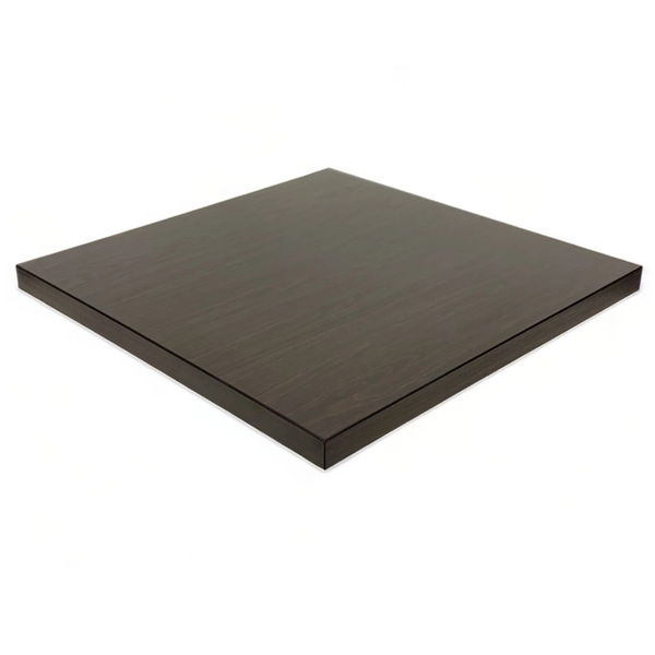 Espresso Wood Grain Laminate Restaurant Table Top Indoor Use ...