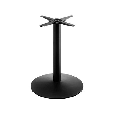 Black Traditional Round Table Base – TableBaseDepot