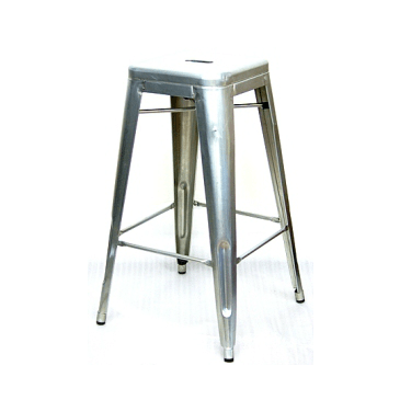 Galvanized Silver Finish Tolix Bar Stool – TableBaseDepot