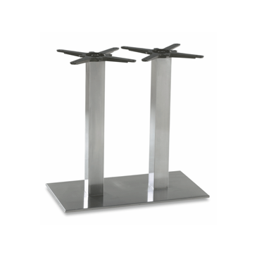 Steel Double Column Indoor Outdoor Table Base – TableBaseDepot