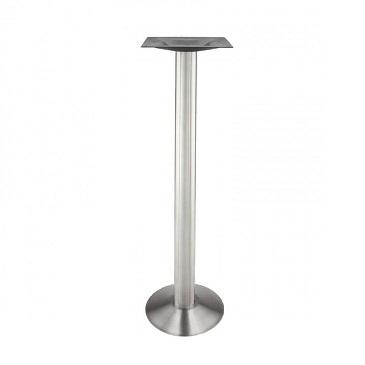 Brushed Steel Bolt Down Table Base – TableBaseDepot