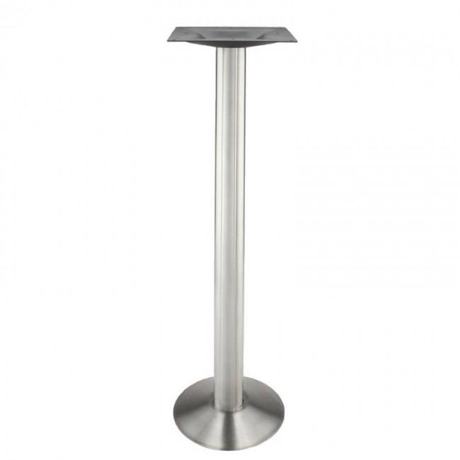Brushed Steel Bolt Down Table Base – TableBaseDepot