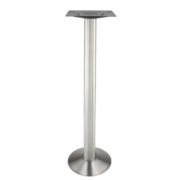 Brushed Steel Bolt Down Table Base – TableBaseDepot