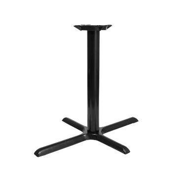 Black Classic Criss Cross Table Bases 22x22 / Standard Height ...