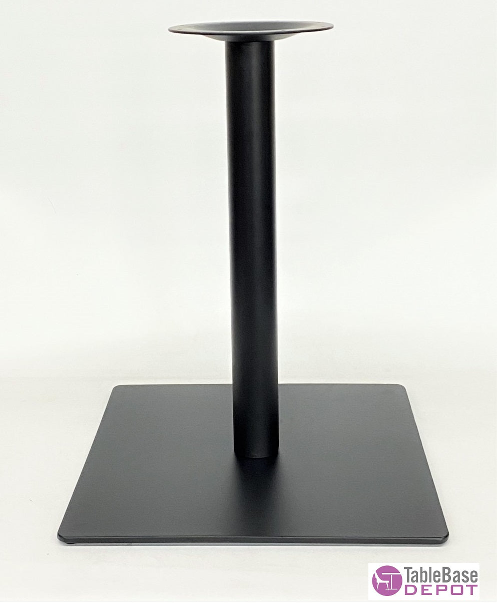 Black Modern Square Table Base – TableBaseDepot