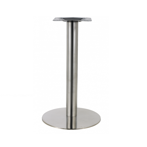 In-Outdoor Galvanized Brushed Steel Finish Table Base – TableBaseDepot